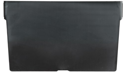 Akro-Mils 40442 Crosswise Width Plastic Divider for Akro-Mils 36448 Indicator Shelf Bins, Black, (12-Pack)