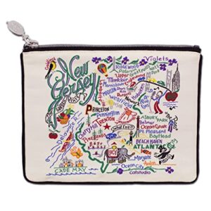 catstudio new jersey zip pouch – natural | 5″ x 7″