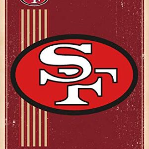 Trends International NFL San Francisco 49ers - Retro Logo 14 Wall Poster, 22.375" x 34", Unframed Version