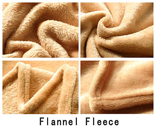 Fleece Blanket Ultra Soft Throw Blankets 60"x80" Cozy Travel Blankets for Sofa Chair Bed Living Room