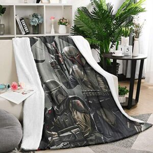 Fleece Blanket Ultra Soft Throw Blankets 60"x80" Cozy Travel Blankets for Sofa Chair Bed Living Room