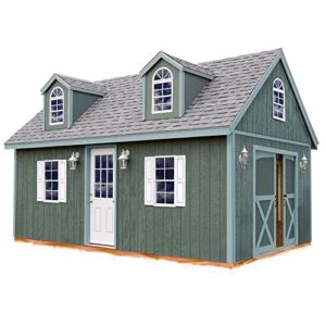 arlington 12 ft. x 20 ft. wood storage shed kit