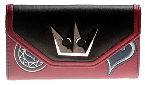 Kingdom Hearts Trifold Satchel Fold Womens Hand Purse Clutch Wallet