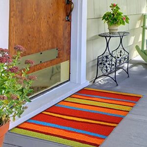 Jellybean Fiesta Stripes Accent Area Rug