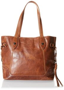 frye womens melissa carryall tote, cognac, one size us