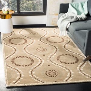 martha stewart collection by safavieh 9′ x 12′ alpaca msr4532b handmade ogee dot wool living room dining bedroom area rug