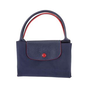 Longchamp Womens Le Pliage Club Lightweight Tote Handbag Navy Medium