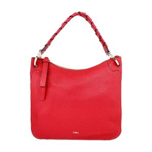 furla rialto ladies medium red ciliegia leather hobo bag 977652