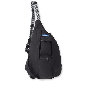 kavu mini rope bag cotton sling ​- black