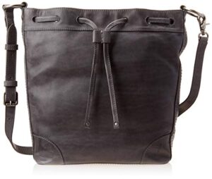 frye melissa drawstring hobo, carbon