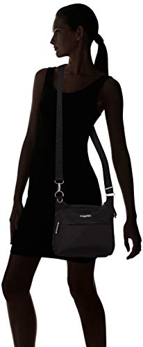 Baggallini Womens Anti-theft Charter Crossbody Bag Cross Body, Black, One Size US