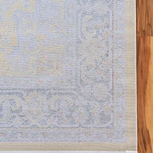 Unique Loom Baracoa Collection Area Rug - Prado (2' 2" x 6' 1" Runner, Yellow/ Ivory)