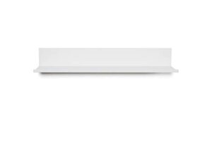 hangman l18w l 18-inch no-stud floating shelf (white powder coat)