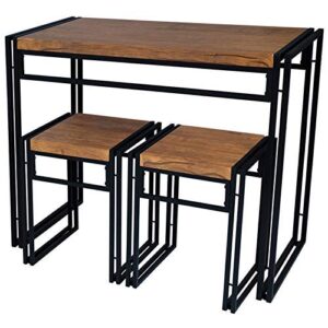 atlantic dining table set black