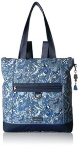 sakroots chealsea convertible totepack, blue steel spirit desert , one size