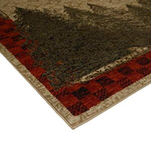 Mayberry Rugs Forest Area Rug, 5'3"x7'3", Antique