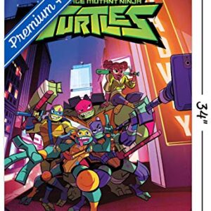 Trends International Nickelodeon Rise of The Teenage Mutant Ninja Turtles-Group Wall Poster, 22.375 in x 34 in, Premium Unframed Version