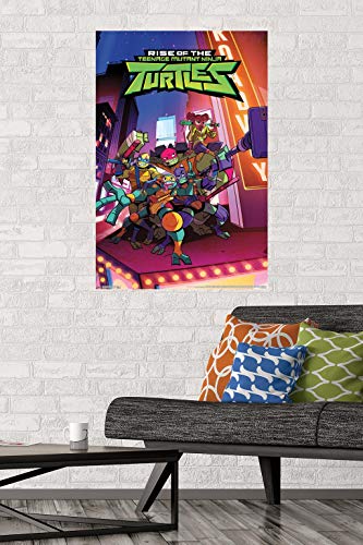 Trends International Nickelodeon Rise of The Teenage Mutant Ninja Turtles-Group Wall Poster, 22.375 in x 34 in, Premium Unframed Version