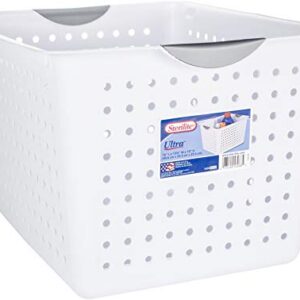 Sterilite 1628 Deep Ultra Plastic Storage Basket