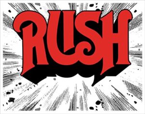 desperate enterprises rush – 1974 cover tin sign – nostalgic vintage metal wall decor – made in usa – 16″ w x 12.5″ h