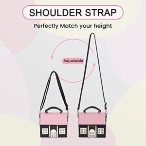 Cute Bag Unique Novelty Purse for Women Shoulder purse Messenger CrossBody Bag PU Leather Mini Handbag for Ladies Girls