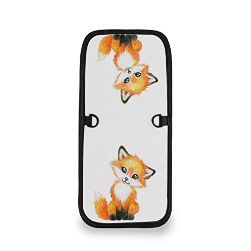 ALAZA Cute Little Fox Animal Print Small Crossbody Wallet Purse Cell Phone Bag Rfid Passport Holder with Credit Card Slots