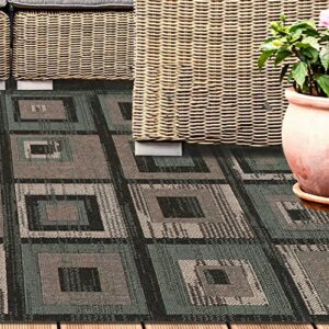 SUPERIOR 4x6RUG Colburn Geometric Indoor/Outdoor Rug, 4' x 6'