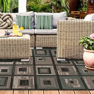 SUPERIOR 4x6RUG Colburn Geometric Indoor/Outdoor Rug, 4' x 6'