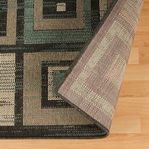 SUPERIOR 4x6RUG Colburn Geometric Indoor/Outdoor Rug, 4' x 6'