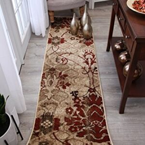 Modern Burgundy Rug Hallway Runners Cream Beige Area Rugs 2x7 Rug Clearance Contemporary Rugs Blue Cream Beige 2x8 Rug