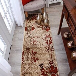 Modern Burgundy Rug Hallway Runners Cream Beige Area Rugs 2x7 Rug Clearance Contemporary Rugs Blue Cream Beige 2x8 Rug