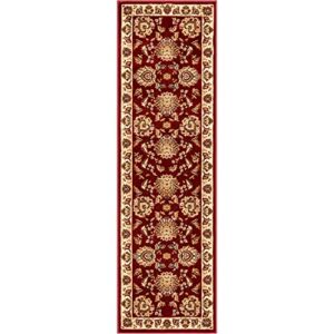 Sultan Sarouk Red Persian Floral Oriental Formal Traditional 2x7 (2'3" X 7'3") Runner Rug Stain/Fade Resistant Contemporary Floral Thick Soft Plush Hallway Entryway Living Dining Room Area Rug