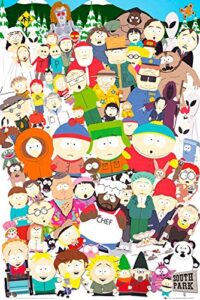 south park poster – studio b cast 36×24 wall art p2435