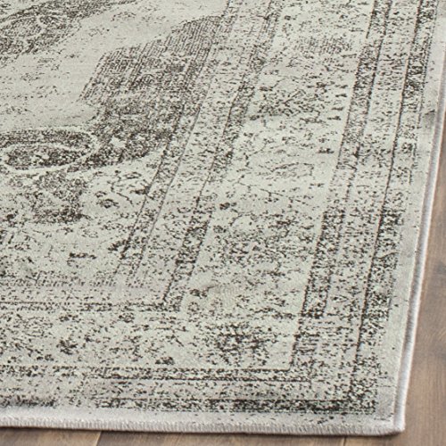 SAFAVIEH Vintage Collection 2'2" x 6' Grey/Multi VTG158 Oriental Traditional Distressed Premium Viscose Runner Rug