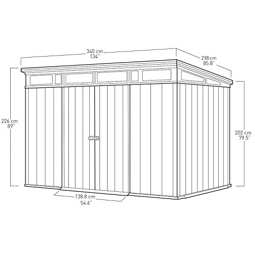 Artisan 11' x 7' Customizable Backyard Storage Shed