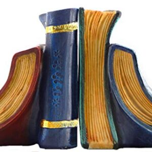 Bellaa 23354 Decorative Bookends Book Book Stopper Bookshelves Bookrack End Library Shelves Non Skid Bookshelf 6 inch