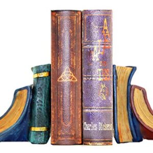 Bellaa 23354 Decorative Bookends Book Book Stopper Bookshelves Bookrack End Library Shelves Non Skid Bookshelf 6 inch