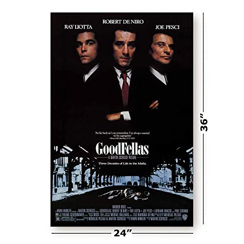 Goodfellas Movie Poster, Size 24x36