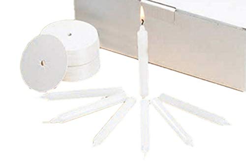 Candlelight Service Kit with Wax Candles and Drip Protectors, Box of 120