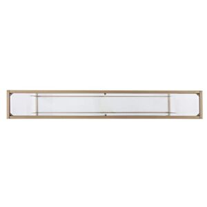 Southern Enterprises Bergen Narrow Metal Console Table, gold