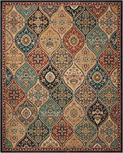 Nourison Nourison 2020 Persian Multicolor 8' x 10'6" Area -Rug, Easy -Cleaning, Non Shedding, Bed Room, Living Room, Dining Room, Kitchen (8x11)