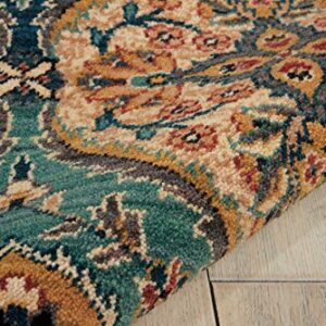 Nourison Nourison 2020 Persian Multicolor 8' x 10'6" Area -Rug, Easy -Cleaning, Non Shedding, Bed Room, Living Room, Dining Room, Kitchen (8x11)