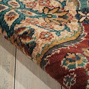 Nourison Nourison 2020 Persian Multicolor 8' x 10'6" Area -Rug, Easy -Cleaning, Non Shedding, Bed Room, Living Room, Dining Room, Kitchen (8x11)