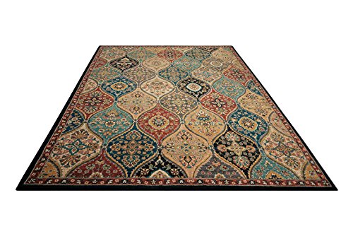 Nourison Nourison 2020 Persian Multicolor 8' x 10'6" Area -Rug, Easy -Cleaning, Non Shedding, Bed Room, Living Room, Dining Room, Kitchen (8x11)