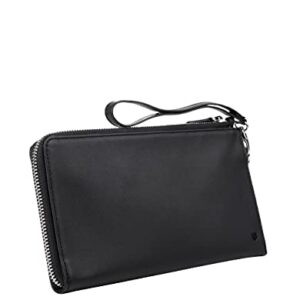 Silent Pocket RFID Blocking Leather Clutch Handbag Perfect For Protecting Credit Card Data And Preventing Identity Theft