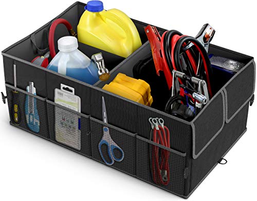 EPAuto 3-Compartment Cargo Trunk Storage Organizer