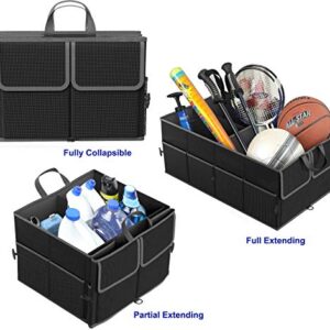 EPAuto 3-Compartment Cargo Trunk Storage Organizer