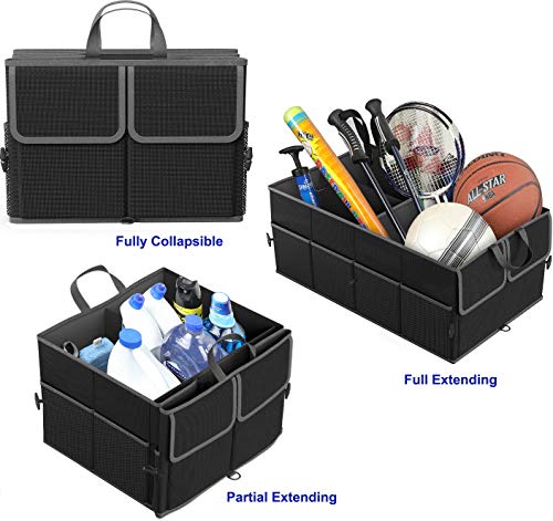 EPAuto 3-Compartment Cargo Trunk Storage Organizer