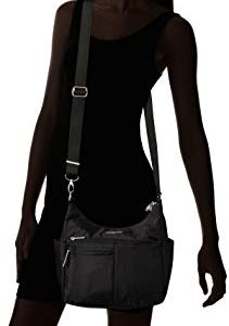 Baggallini Securtex® Anti-theft Free Time Crossbody Bag Cross Body, Black, One Size US