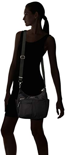 Baggallini Securtex® Anti-theft Free Time Crossbody Bag Cross Body, Black, One Size US